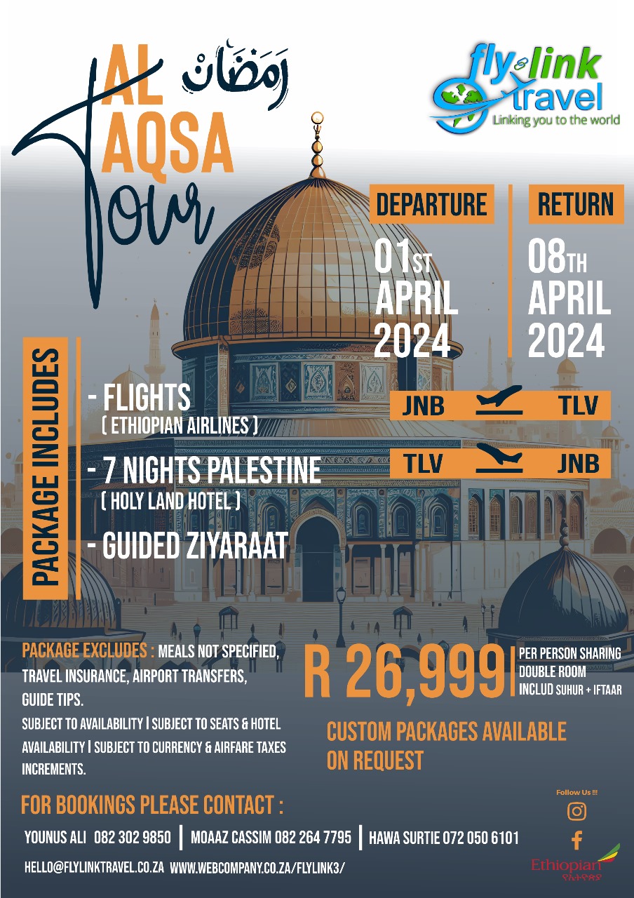 Aqsa Ramadan Tours with FlyLink Travel - Al-Masjid Al-Aqsa